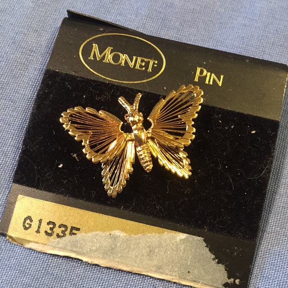 Monet | Jewelry | Vintage Monet Butterfly Brooch | Poshmark